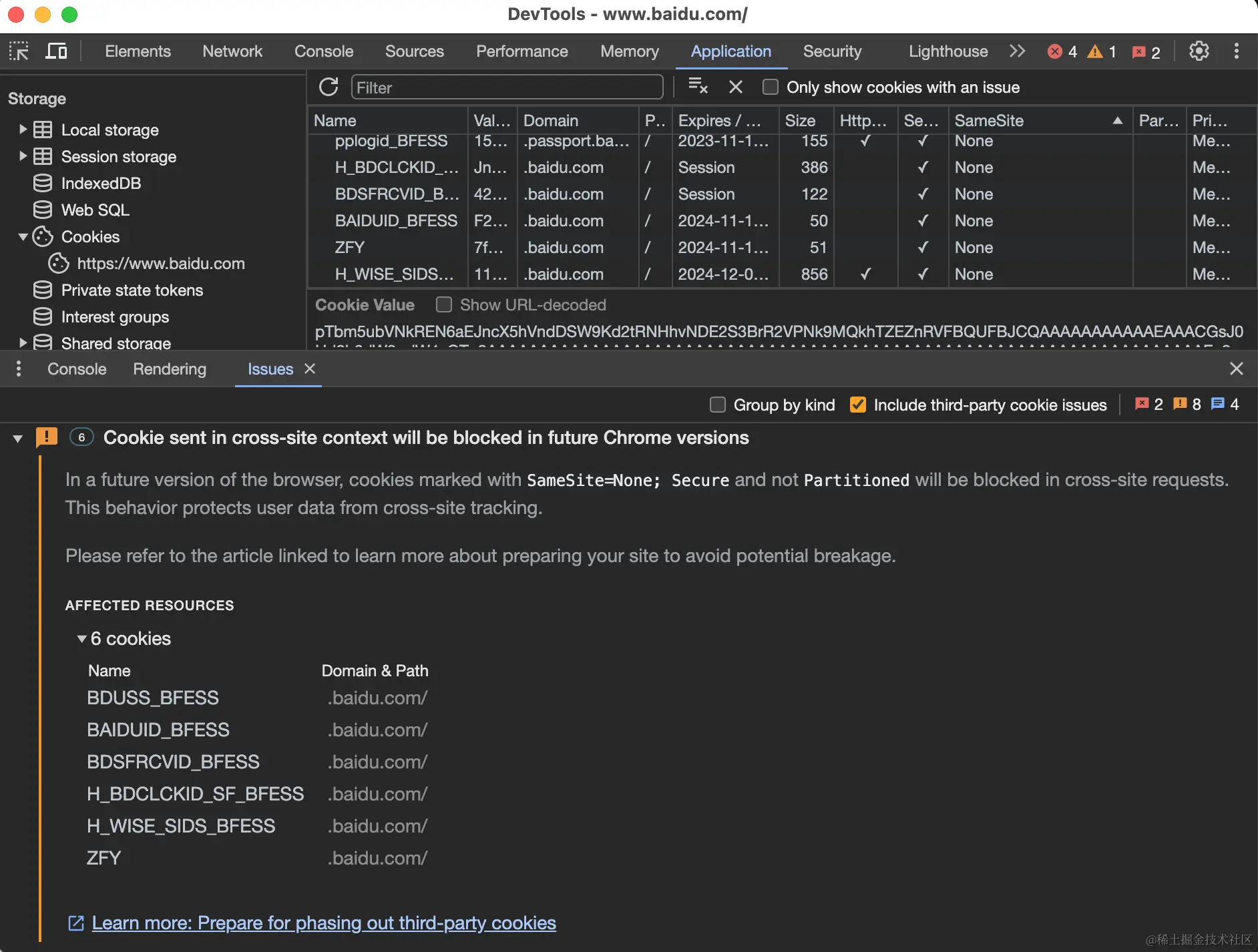 重要提醒！第三方 Cookie 即将被禁用Chrome 浏览器计划从 2024 年第一季度开始禁用 1% 用户的第三方 - 掘金