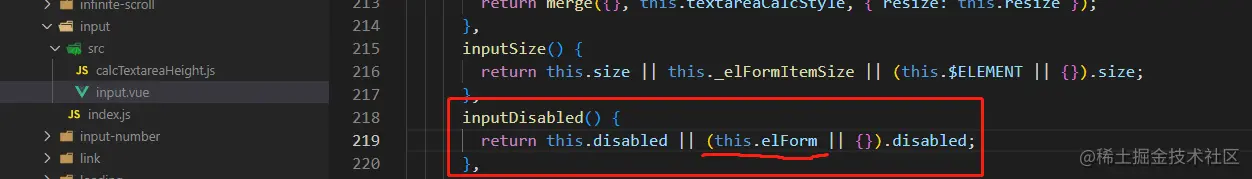 自定义表单组件，让它可以使用 ElementUI 中 el-form 提供的上下文和验证功能让 el-form 控制自定 - 掘金