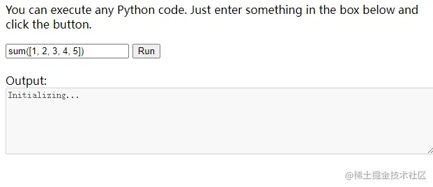 pyodide 简单讲解持续创作，加速成长！这是我参与「掘金日新计划 · 6 月更文挑战」的第1天，点击查看活动详情 p - 掘金