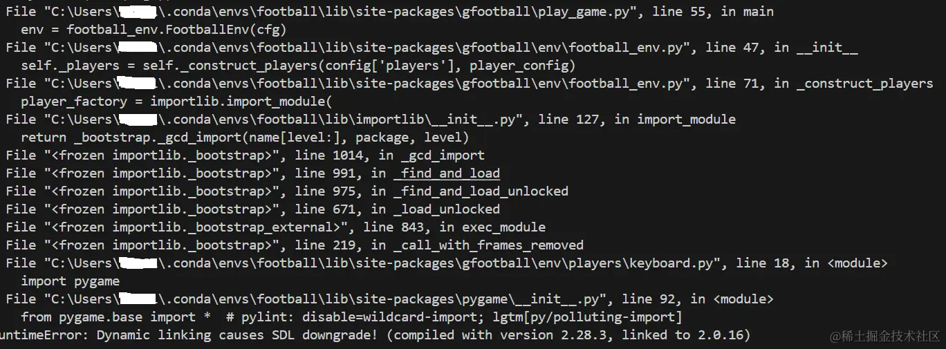 从零开始安装 Google Research Football （Win10）Google Research Footb - 掘金