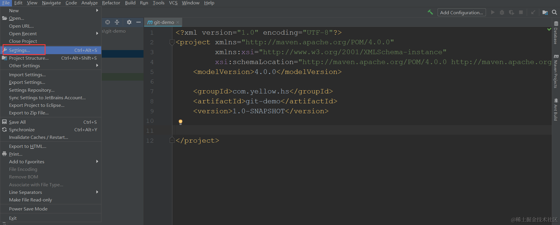 IDEA 集成 Git - 掘金