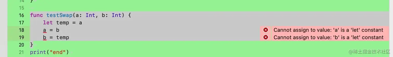 Swift - mutating & inout前言 看个例子：我想修改传入的参数，发现不能修改，于是就有了如下代码： - 掘金