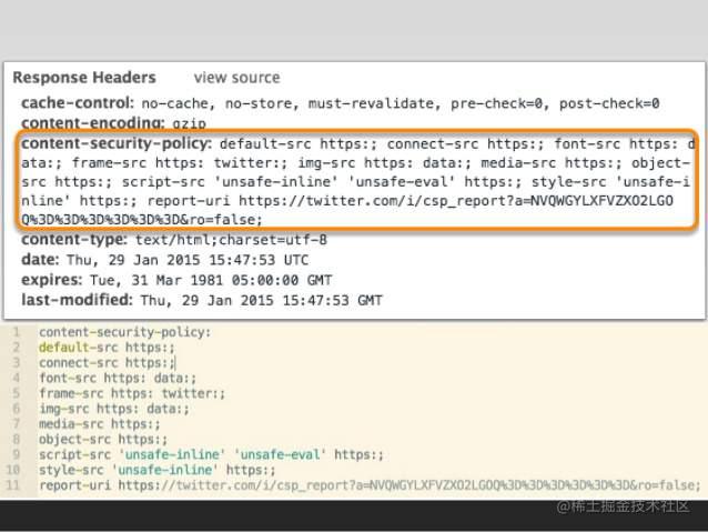 HTTP CSP Content Security Policy 