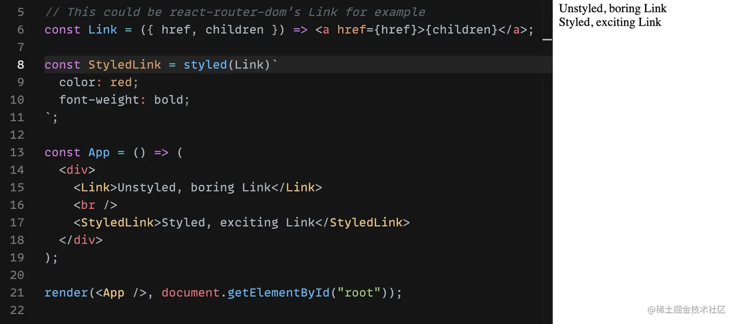 React项目使用styled-components后的几点感受最近在项目里使用了 styled-components - 掘金