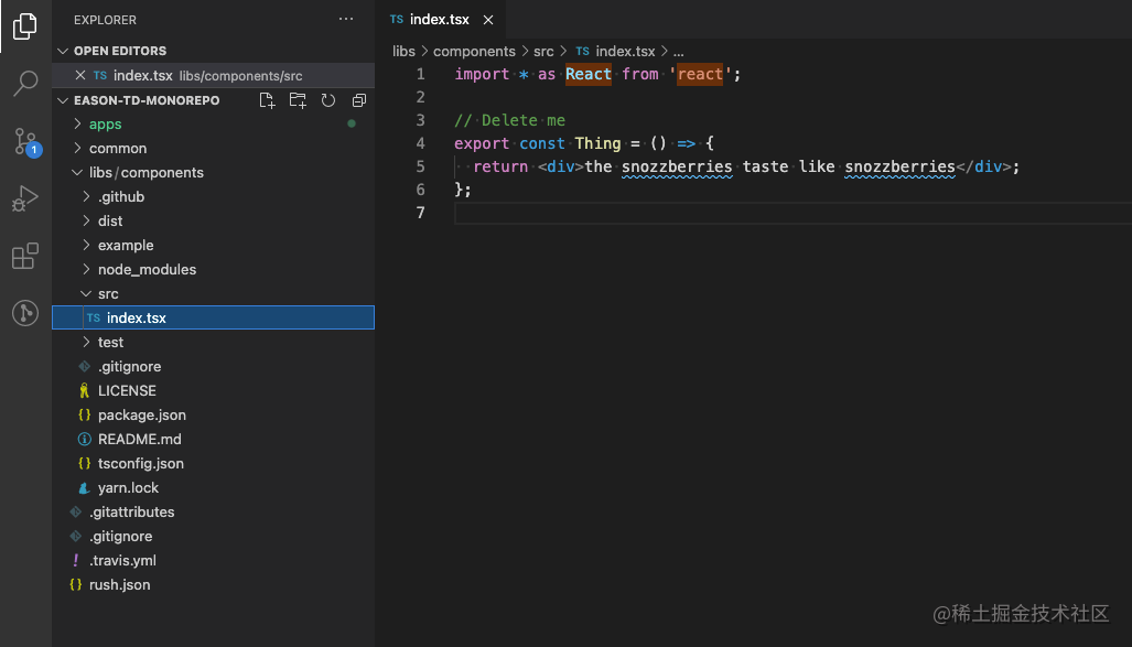 rushjs+pnpm之monorepo初探 - 掘金