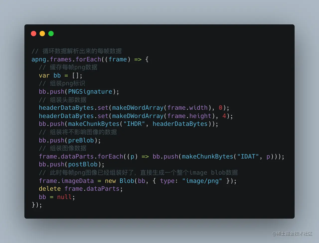 JavaScript操控apng的动画状态一、带着问题去解决 想要通过js来操控apng，必须要搞清楚以下几点： apn - 掘金
