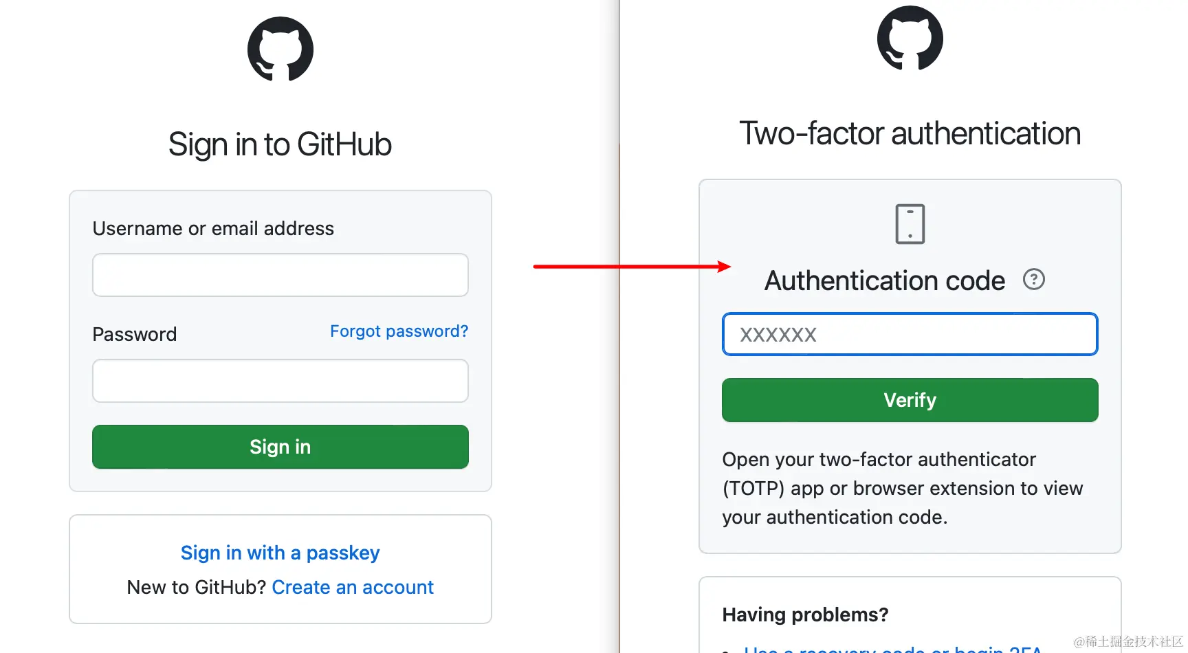 Github双重认证（2fa）实现原理浅析简单分析了 Github 的双重认证中使用 Totp 验证码进行验证的实现原理 掘金