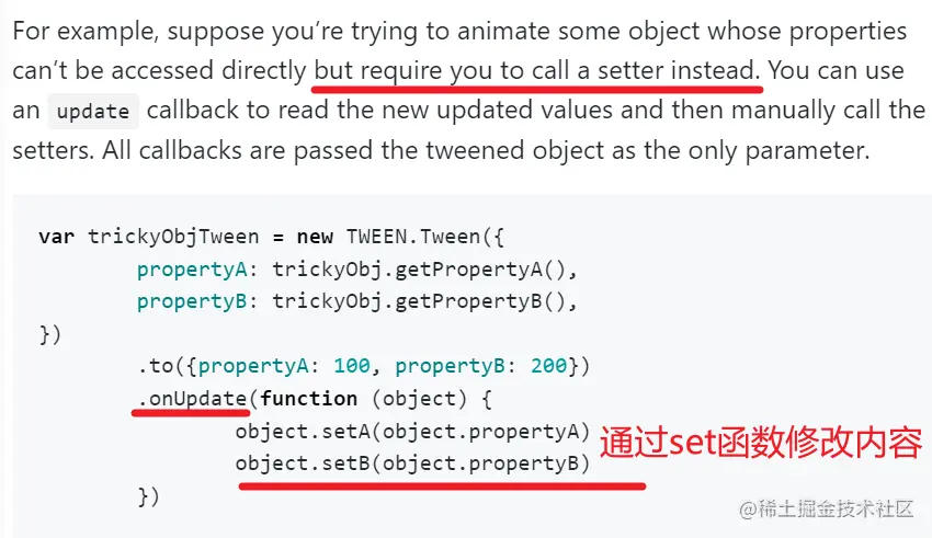 【译】Tween.js使用指南系统学习一下Tween.js的使用，对Tween.js官方使用文档进行了翻译，学习了Twe - 掘金