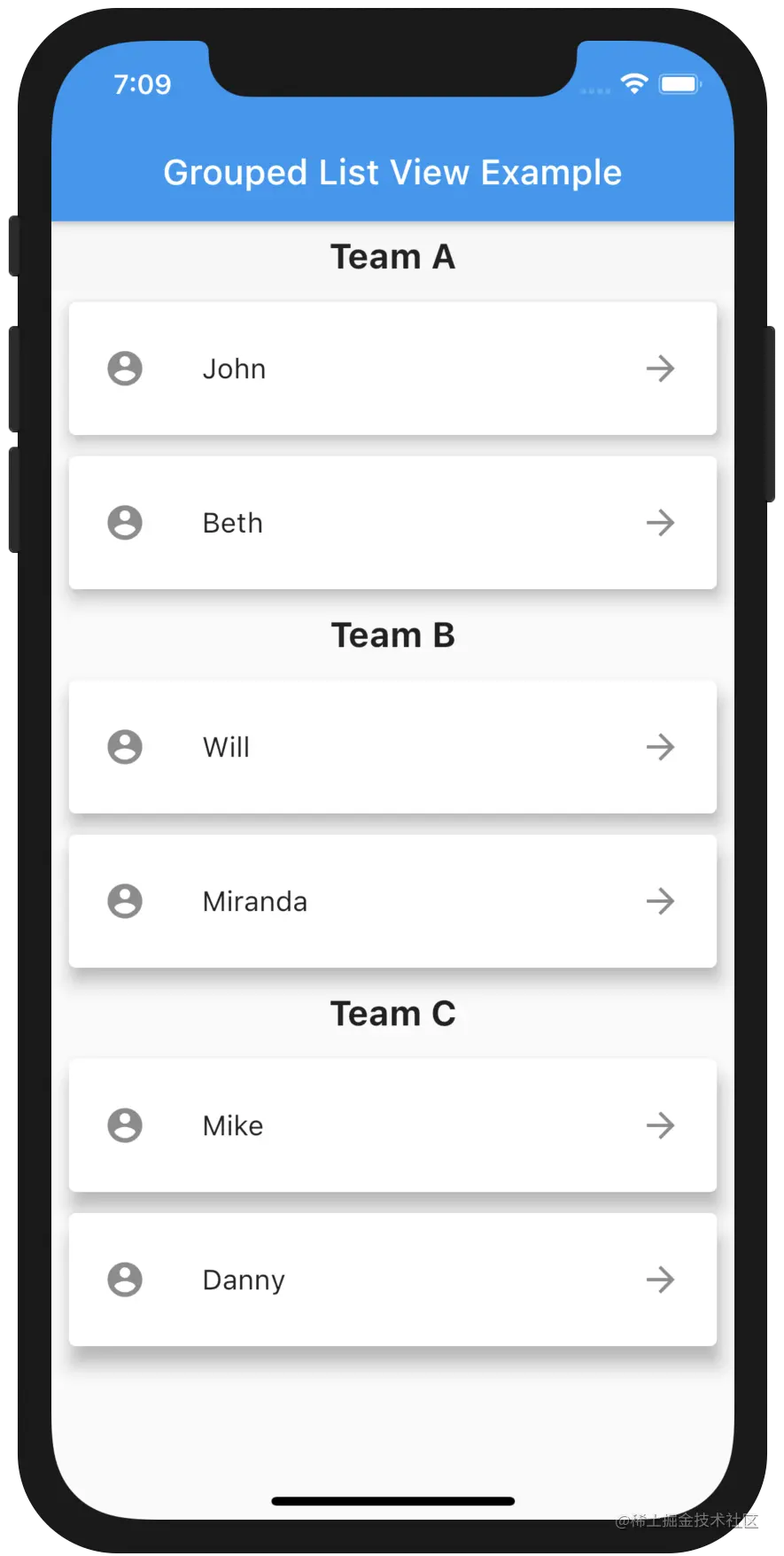 [译]Flutter分组列表组件grouped_list一个 Flutter ListView ，列表中的组件可分组为多 - 掘金
