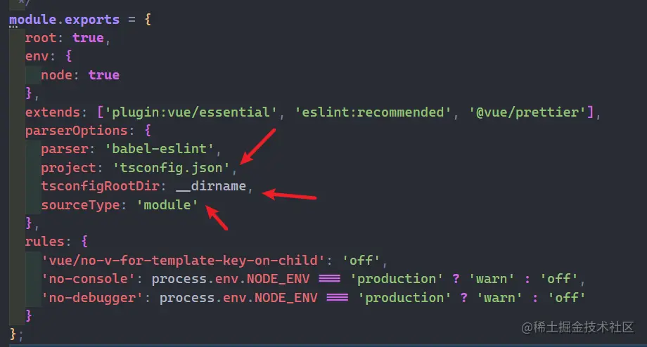 Vue27添加typescript升级所需要事项以及所遇到的问题进行处理检查你的vue Eslint 是否为 9版本 掘金 3912