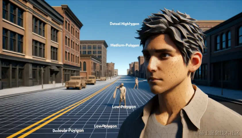 【Three.js】知识梳理十四：LOD（Level of Detail）技术在 Three.js 中，LOD（Leve - 掘金