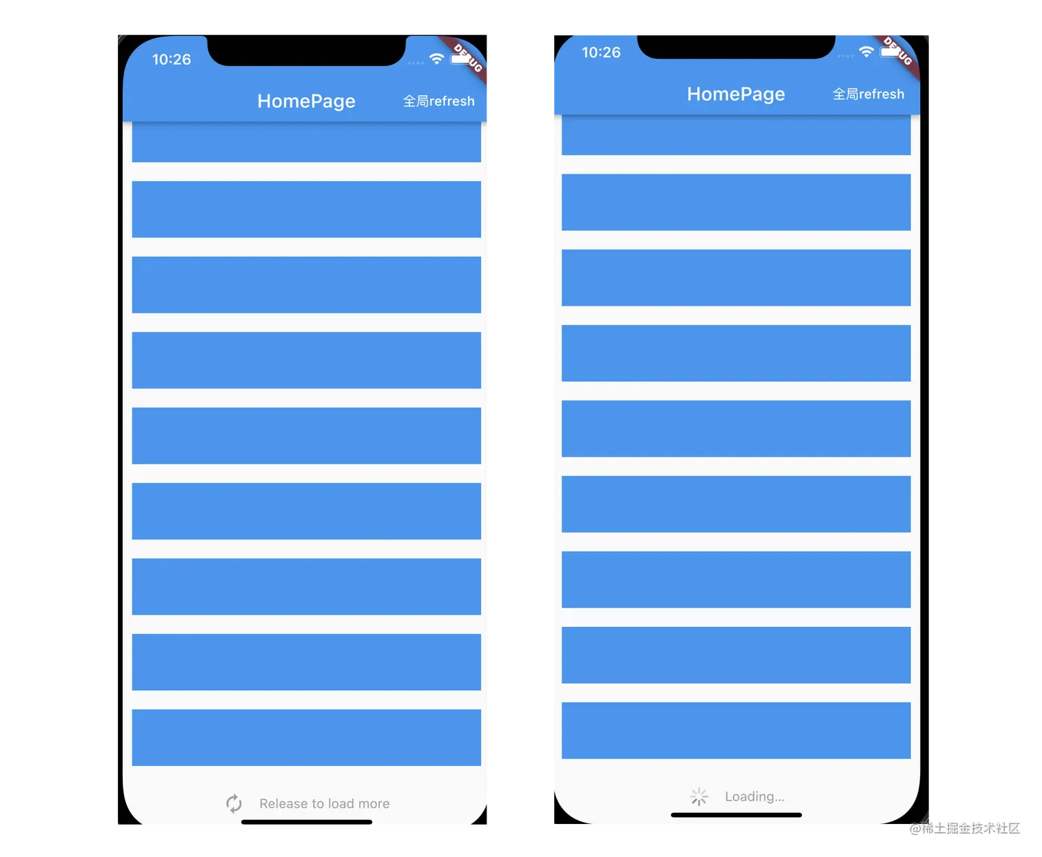 flutter-下拉刷新上拉加载更多以及国际化配置(pull_to_refresh)前面讲了不少滚动视图的案例，然而使用 - 掘金