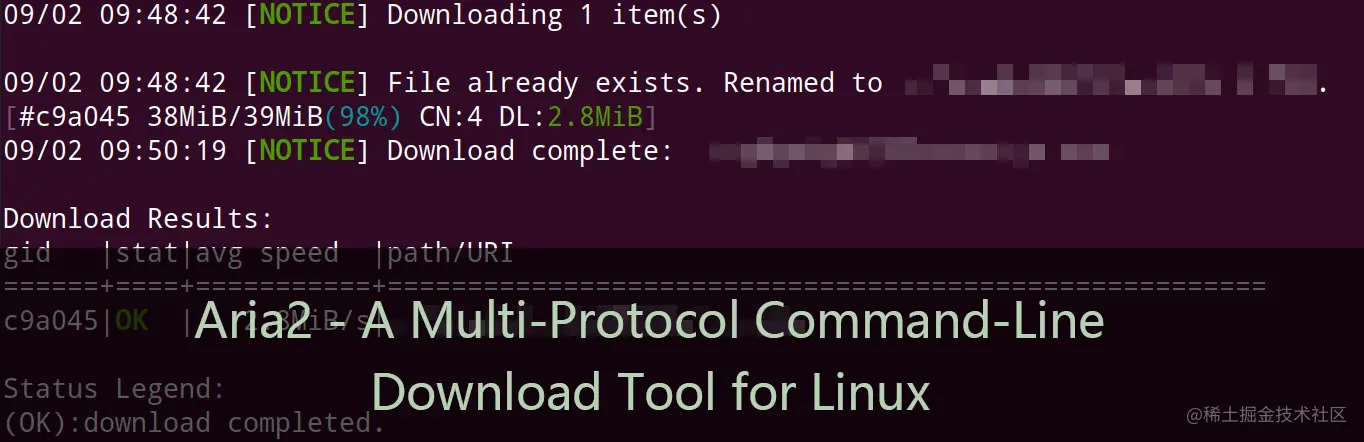Aria2c多线程带cookie下载相对于curl，wget等下载工具，aria2c具有多线程下载的功能，是我选用的主要 - 掘金