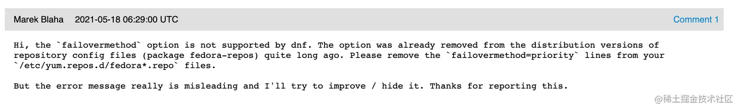 解决centOS 8 failovermethod 和 appstream报错问题yum update 之后 系统变成了 - 掘金