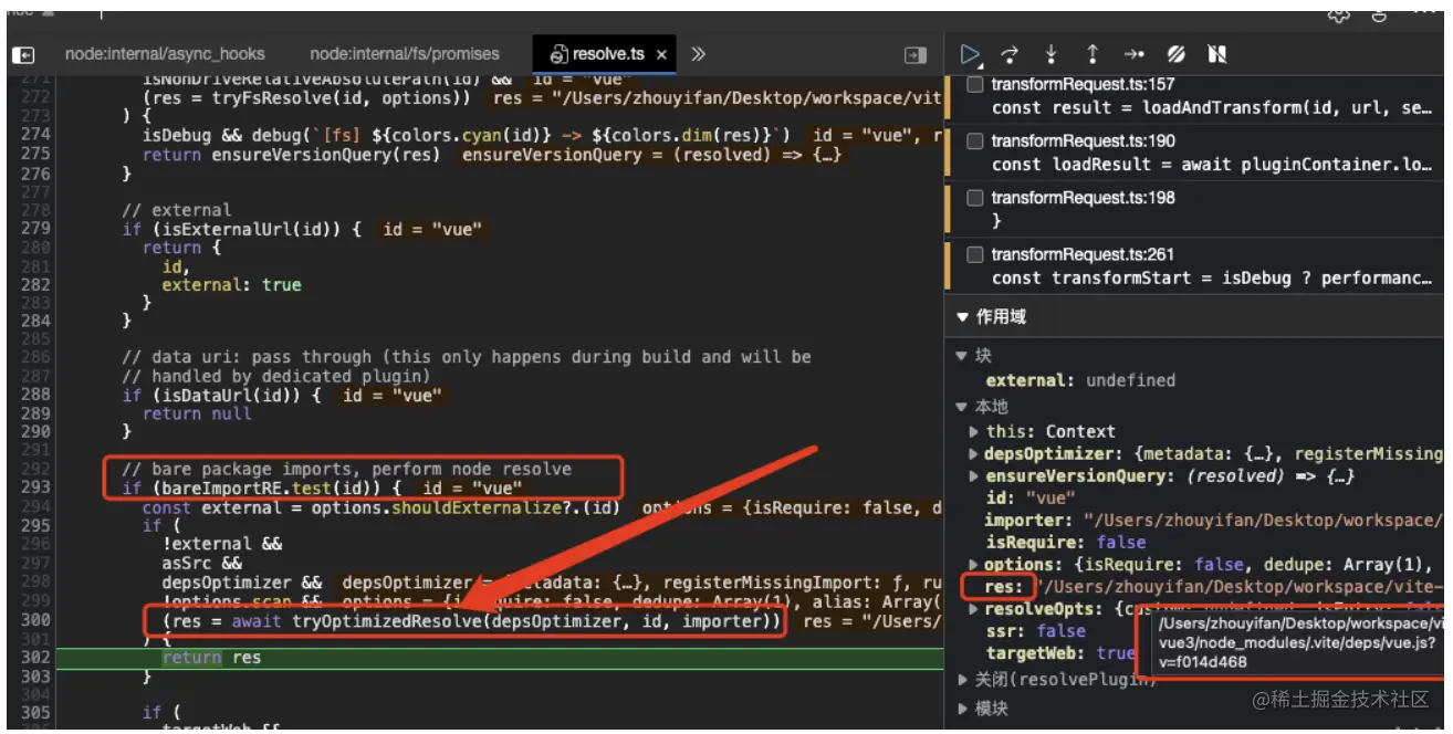 Vite系列：如何对模块请求进行transform当我们创建一个vite+vue3的项目，然后执行npm run dev - 掘金