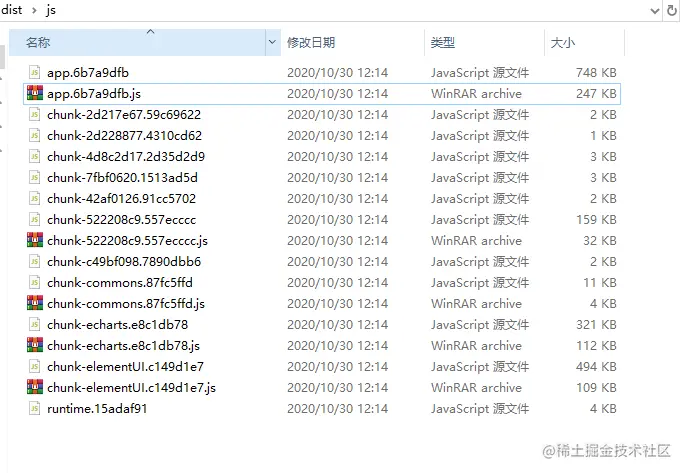 前端使用vue Cli开启gzip压缩js注意：当nginx开启gzip压缩的时候，无论前端打包出来的文件是否压缩，网站 掘金