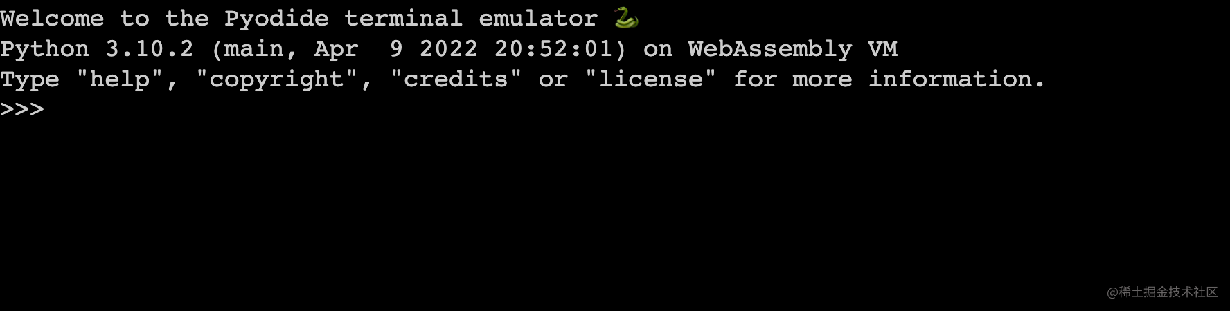 在你的html页面里执行python----pyodide - 掘金