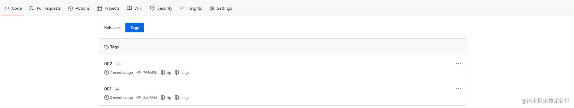 GitHub 基础教程06 - Git tag 和 GitHub releases - 掘金