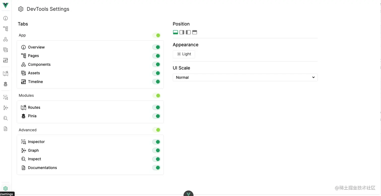 Vue Devtools（预览版）一个很实用的vite插件之前看到这个插件没有太在意，总觉得花里胡哨，今天体验完了，感觉 掘金 