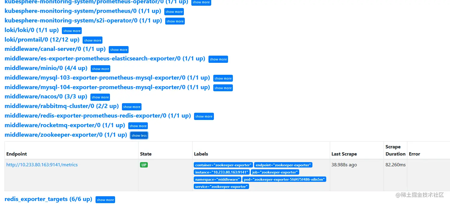 部署 zookeeper-exporter 接入Prometheus监控1. 简介 zookeeper 从3.5.5版本 - 掘金