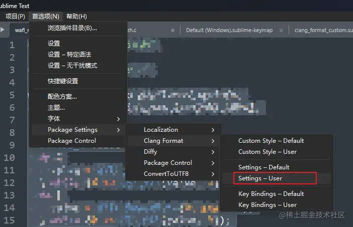 Sublime Text 4 插件 ClangFormat 格式化 C/C++参考内容：https://codelead - 掘金