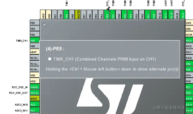 STM32CubeMX之引脚分配使用STM32CubeMX引脚配置时的一些小技巧,供自己和小小白了解.1,查看复用功能可 - 掘金