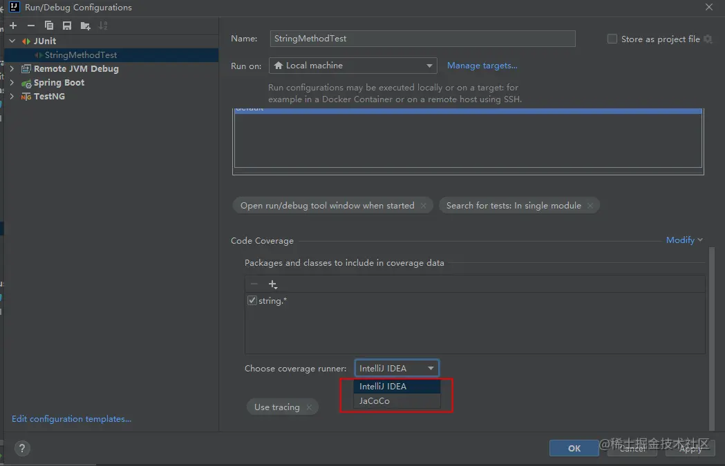 IDEA Coverage runner IntelliJ IDEA 和 JaCoCo的区别代码覆盖率理解 代码覆盖（C - 掘金