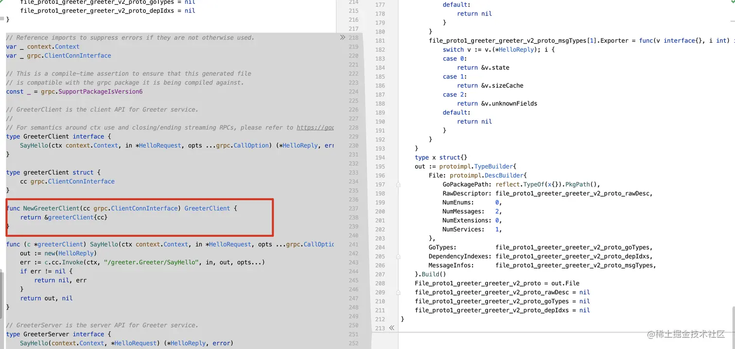 一文了解protoc的使用前面我们提到，gRPC使用protobuf进行序列化和反序列化，同时也将其作为接口定义语言，而 - 掘金