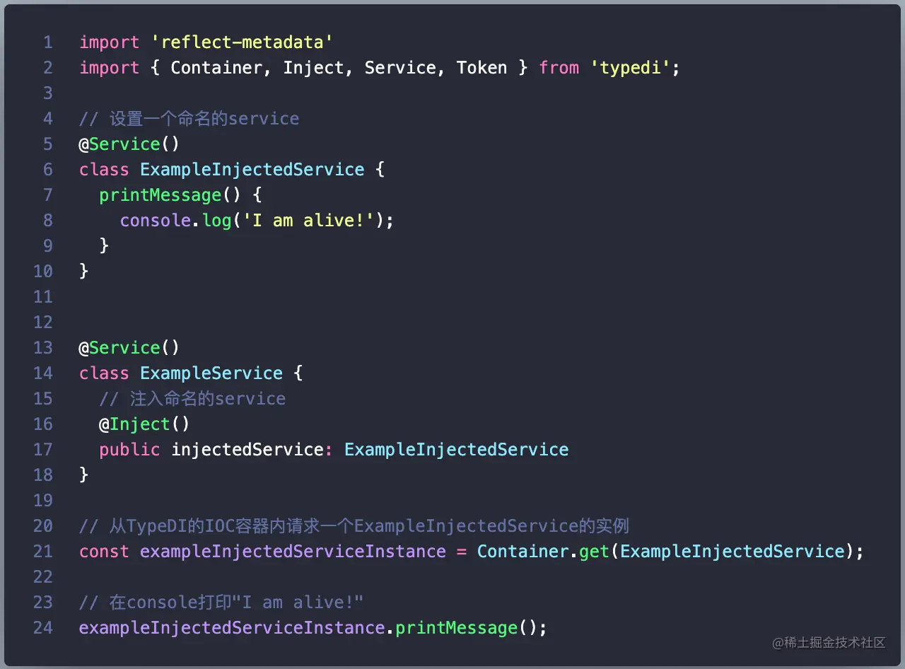 TypeDI、routing-controllers打造类Spring框架前言 TypeDI是一个TypeScript和 - 掘金