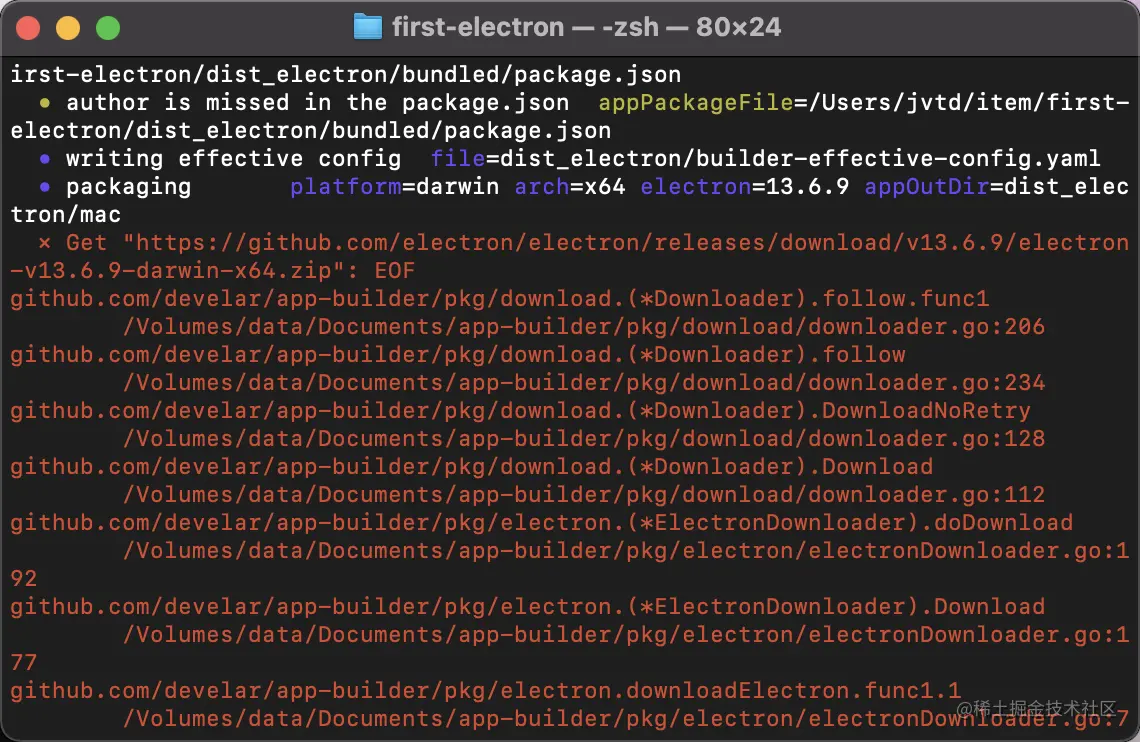 【electron】从零开始搭建vue Electron应用本文已参与「新人创作礼」活动， 一起开启掘金创作之路。 一、 掘金