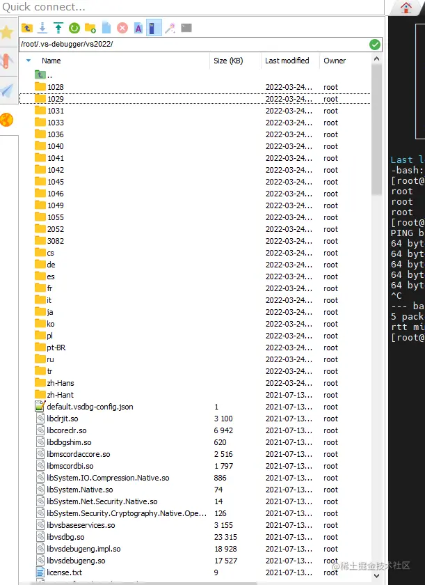 Linux安装vsdbg实现远程调试程序转自：https://www.codeprj.com/blog/da61c21. - 掘金
