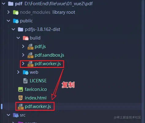 vue中使用pdfjs-dist预览本地上传的pdf文件并且内网访问一、 使用pdfjs-dist预览pdf文件 ①：背 - 掘金