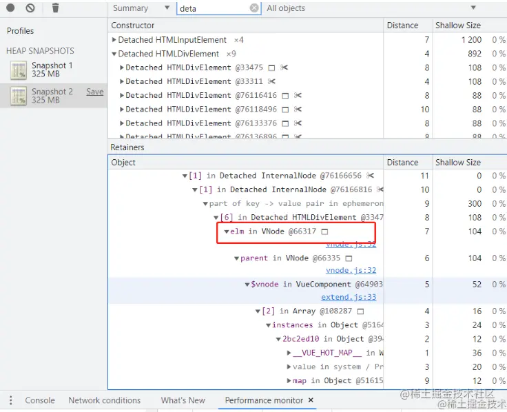 vue中keepalive的内存问题1.起因 最近发现公司项目偶发性发生 奔溃现象。 刚开始以为是代码写了一些死循环，检 - 掘金