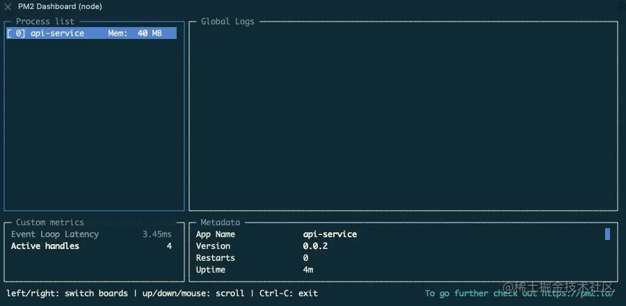 PM2实用指南及容器Docker部署pm2 是一个带有负载均衡功能的应用进程管理器，可以使 node 服务在后台运行，如 - 掘金