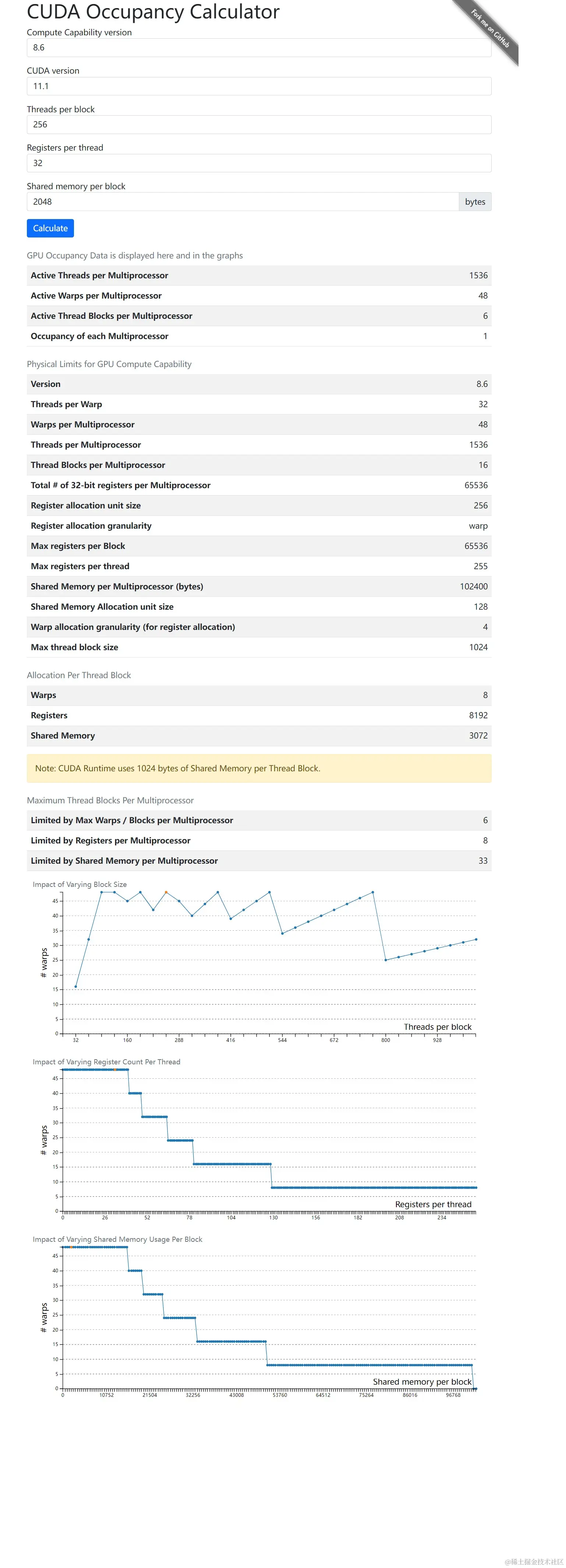 cuda编程中block size和grid size选择以及占用率计算cuda编程中block size和grid s - 掘金