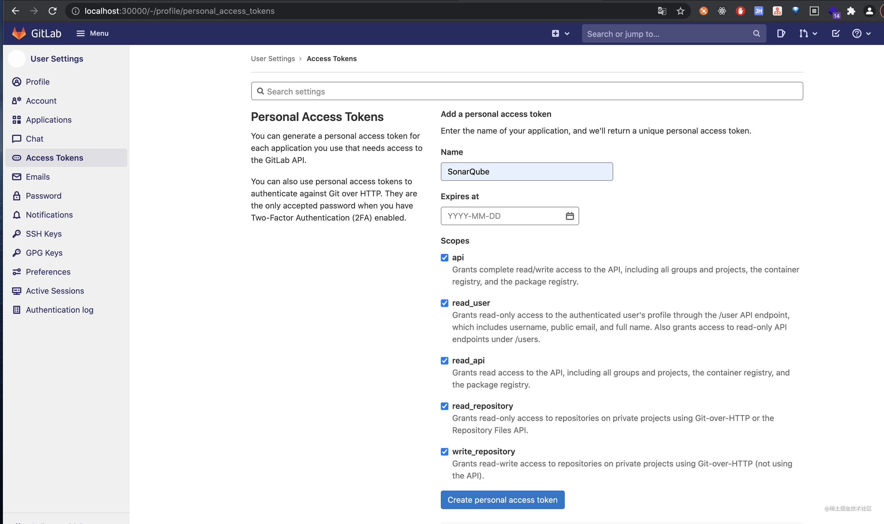 SonarQube+Gitlab从零搭建自动化持续代码扫描质量平台 - 掘金