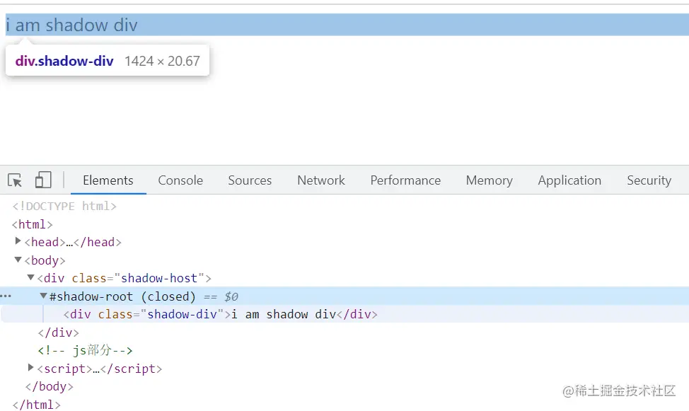 你想要了解的Shadow DOM都在这里ShadowDOM 什么是Shadown DOM？Shadown DOM属于we - 掘金