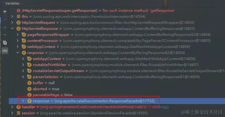 Response.sendError()和setStatus()方法的区别response.sendError()方法的 - 掘金