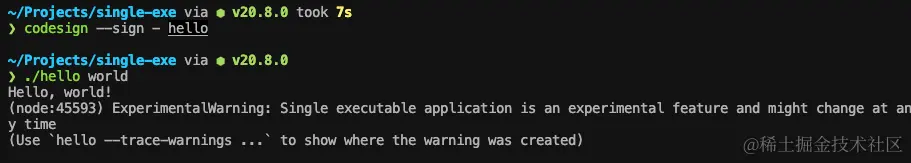 Node.js v20 单文件可执行程序尝鲜Node.js v20 单文件可执行程序尝鲜，起步 使用 nvs 安装并使用 - 掘金