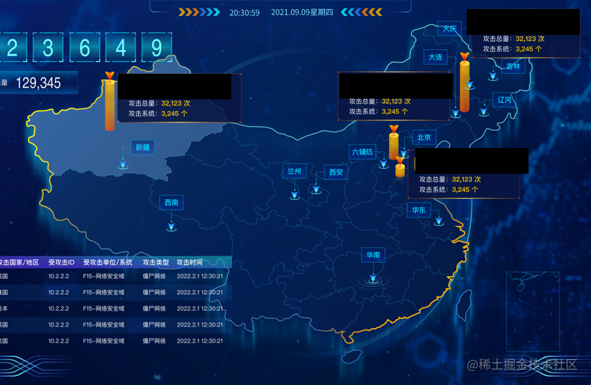 使用 echarts 实现世界地图、中国地图、以及飞线、标牌、3D柱状图绘制 - 掘金