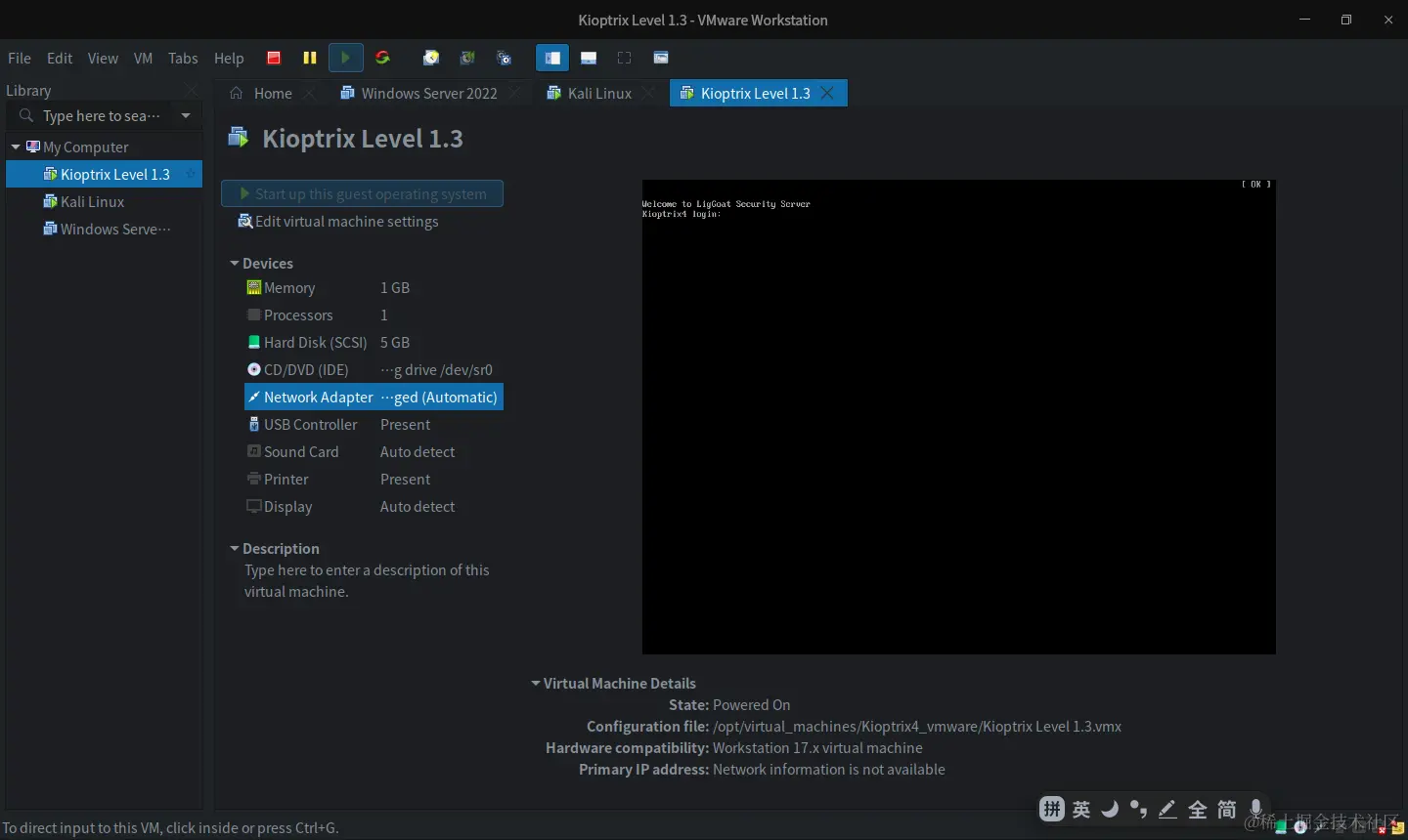 【Vulnhub通关】Kioptrix: Level 1.3 (#4)本文为专栏《Vulnhub通关》中的文章，详细讲解 - 掘金