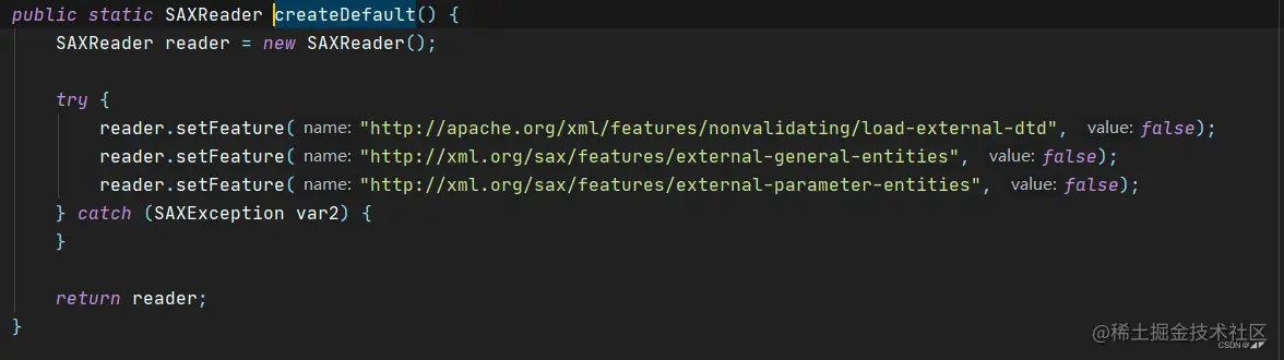 Disable access to external entities in XML parsing使用SAXReade - 掘金