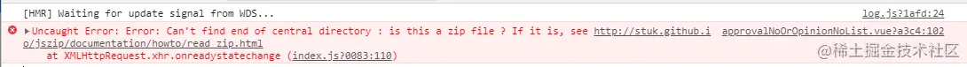 vue项目中使用JSZipUtils提示‘Can‘t find end of central directory : is this a zip file ?’ - 掘金