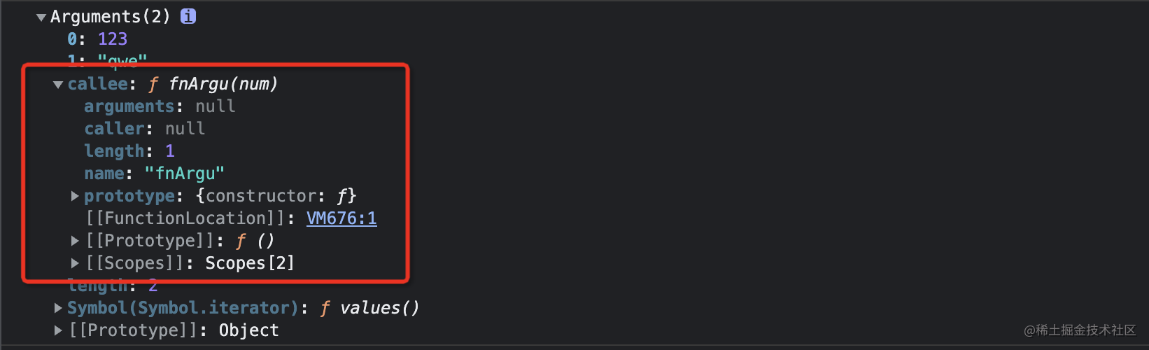[函数] arguments、callee、caller是啥？ - 掘金
