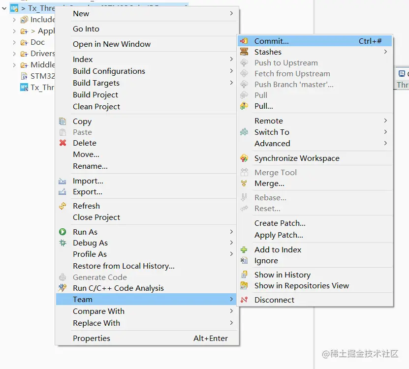 STM32CubeIDE使用GitSTM32CubeIDE1.6内置Git 1,选择要管理的项目 2,可以使用当前目录或 - 掘金