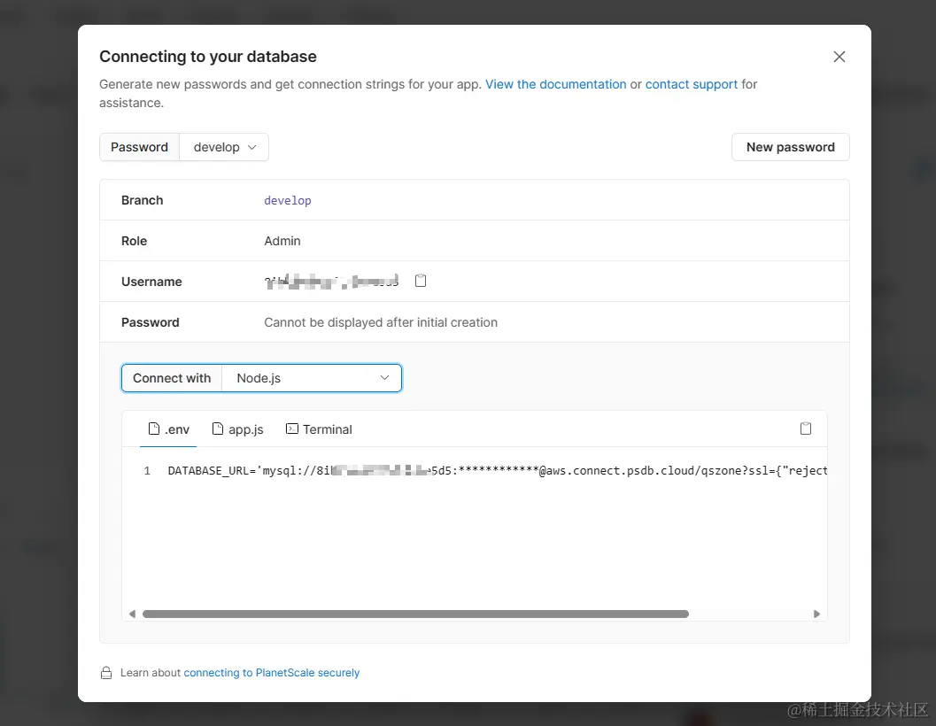 白嫖指南，vercel的好搭档，免费好用的MySql云数据库-PlanetScale由于vercel可以部署后端应用和全 - 掘金