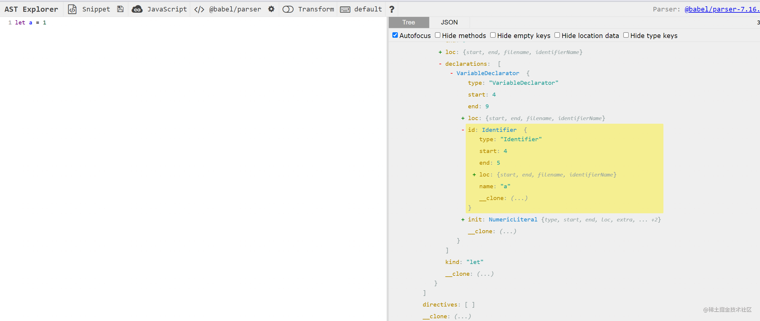 带你玩转babel工具链（一）@babel/parser - 掘金