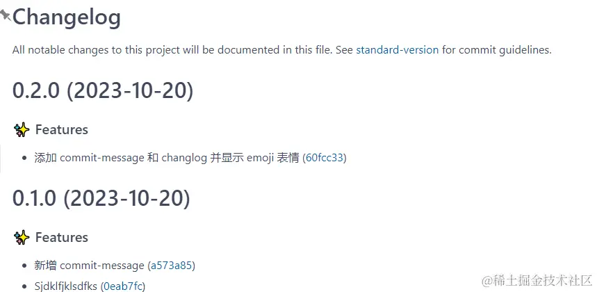 第六章-git commit的提交规范+commit-message+changloggit commit提交代码的规范 - 掘金