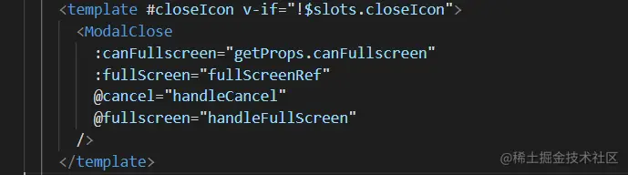 关于Vben中modal的封装代码浅析Modal目录结构 说明：components包含modal的内容，头部和尾部等， - 掘金