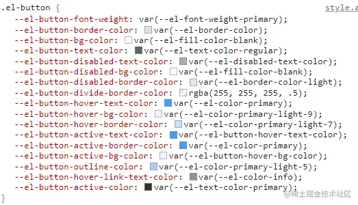 Element Plus 组件库相关技术揭秘：11. 深入理解组件库中SCSS和CSS变量的架构应用和实践 - 掘金